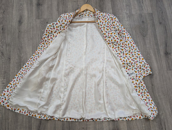 1960s Wallis floral cotton coat - XS – Velvet Sunflower